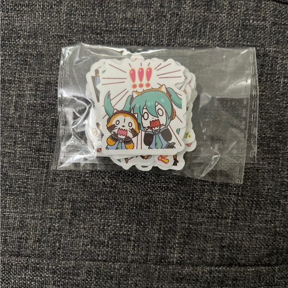 No Brand | Accessories | Miku 4 Pcs Sticker Set Japanese Anime | Poshmark